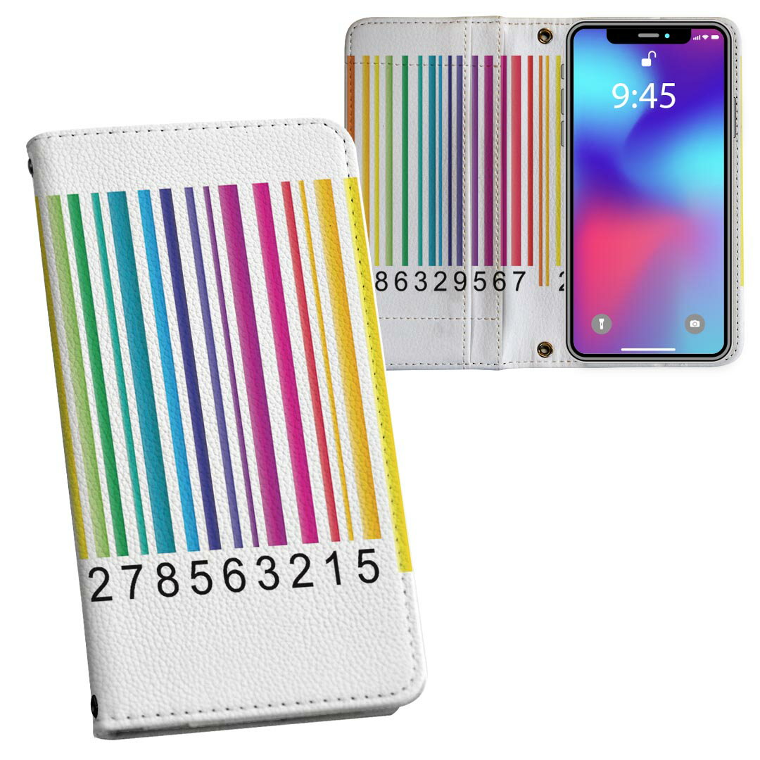 商品特徴・シームレスな両面フルデザイン、開いた時も内側のデザインが楽しめます・素材には高品質の人工革を貼った、しっかり厚みのあるタイプ・内側にはスマホを装着するケースが付属・機種専用のカメラホール仕様でケースを装着したままの撮影が可能・ワン...