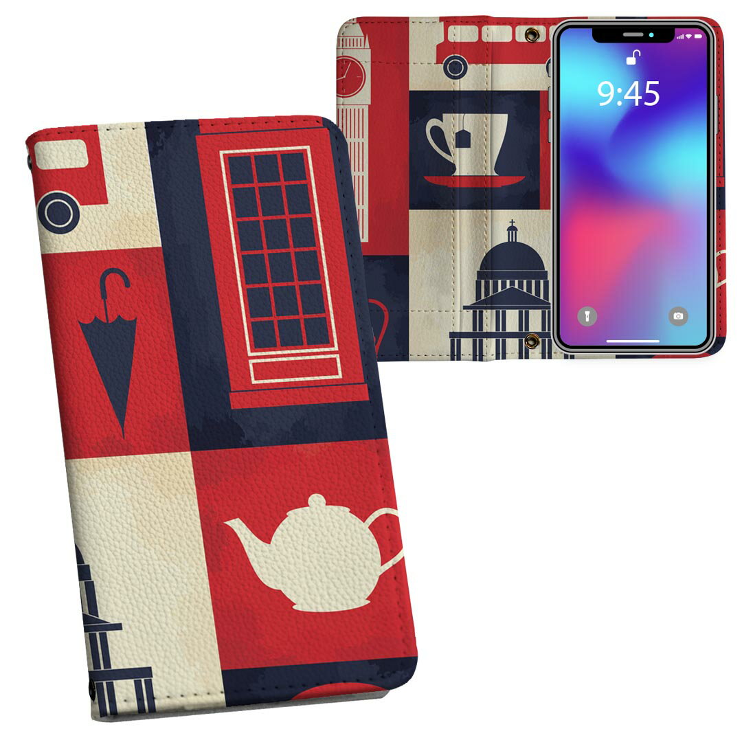 商品特徴・シームレスな両面フルデザイン、開いた時も内側のデザインが楽しめます・素材には高品質の人工革を貼った、しっかり厚みのあるタイプ・内側にはスマホを装着するケースが付属・機種専用のカメラホール仕様でケースを装着したままの撮影が可能・ワン...