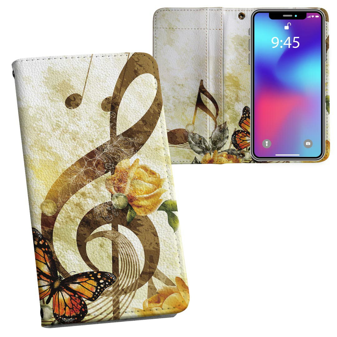 商品特徴・シームレスな両面フルデザイン、開いた時も内側のデザインが楽しめます・素材には高品質の人工革を貼った、しっかり厚みのあるタイプ・内側にはスマホを装着するケースが付属・機種専用のカメラホール仕様でケースを装着したままの撮影が可能・ワン...