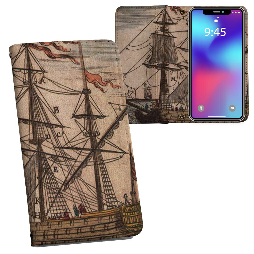 商品特徴・シームレスな両面フルデザイン、開いた時も内側のデザインが楽しめます・素材には高品質の人工革を貼った、しっかり厚みのあるタイプ・内側にはスマホを装着するケースが付属・機種専用のカメラホール仕様でケースを装着したままの撮影が可能・ワン...