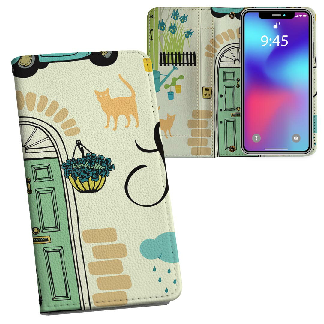 商品特徴・シームレスな両面フルデザイン、開いた時も内側のデザインが楽しめます・素材には高品質の人工革を貼った、しっかり厚みのあるタイプ・内側にはスマホを装着するケースが付属・機種専用のカメラホール仕様でケースを装着したままの撮影が可能・ワン...