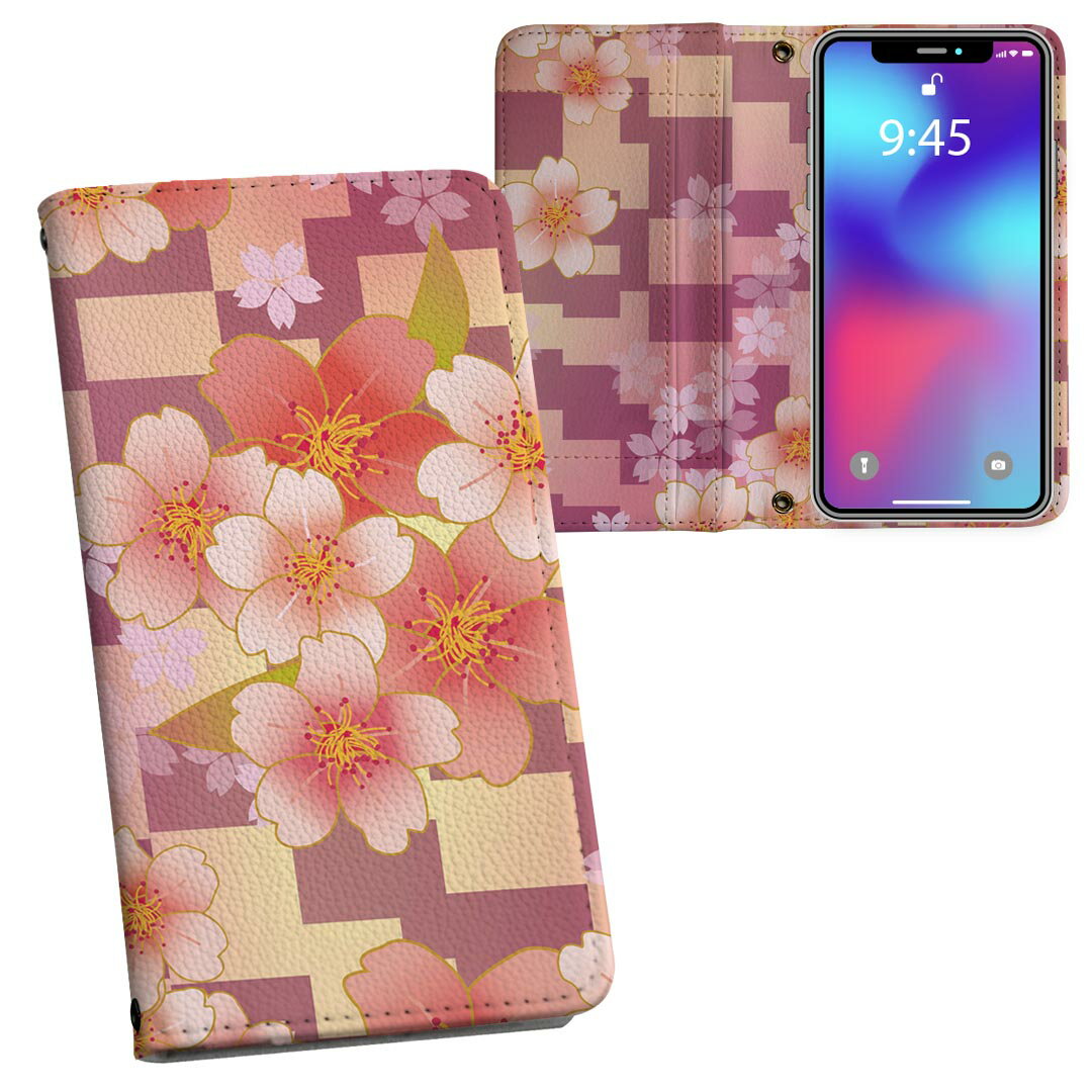 商品特徴・シームレスな両面フルデザイン、開いた時も内側のデザインが楽しめます・素材には高品質の人工革を貼った、しっかり厚みのあるタイプ・内側にはスマホを装着するケースが付属・機種専用のカメラホール仕様でケースを装着したままの撮影が可能・ワン...