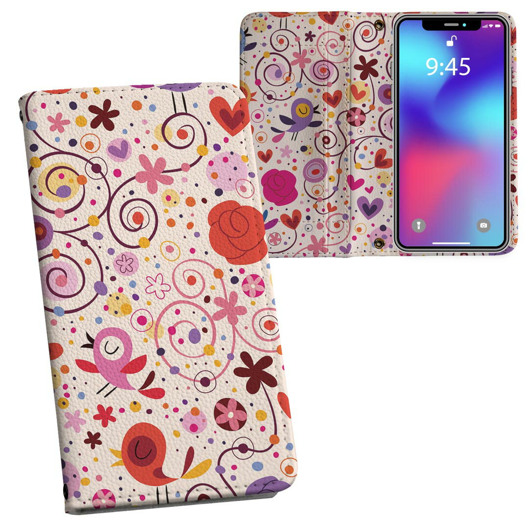 商品特徴・シームレスな両面フルデザイン、開いた時も内側のデザインが楽しめます・素材には高品質の人工革を貼った、しっかり厚みのあるタイプ・内側にはスマホを装着するケースが付属・機種専用のカメラホール仕様でケースを装着したままの撮影が可能・ワン...