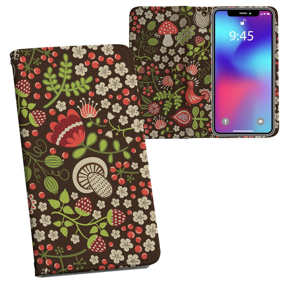 商品特徴・シームレスな両面フルデザイン、開いた時も内側のデザインが楽しめます・素材には高品質の人工革を貼った、しっかり厚みのあるタイプ・内側にはスマホを装着するケースが付属・機種専用のカメラホール仕様でケースを装着したままの撮影が可能・ワン...