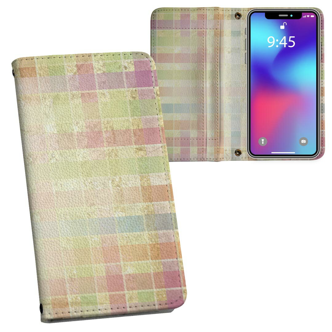 商品特徴・シームレスな両面フルデザイン、開いた時も内側のデザインが楽しめます・素材には高品質の人工革を貼った、しっかり厚みのあるタイプ・内側にはスマホを装着するケースが付属・機種専用のカメラホール仕様でケースを装着したままの撮影が可能・ワン...