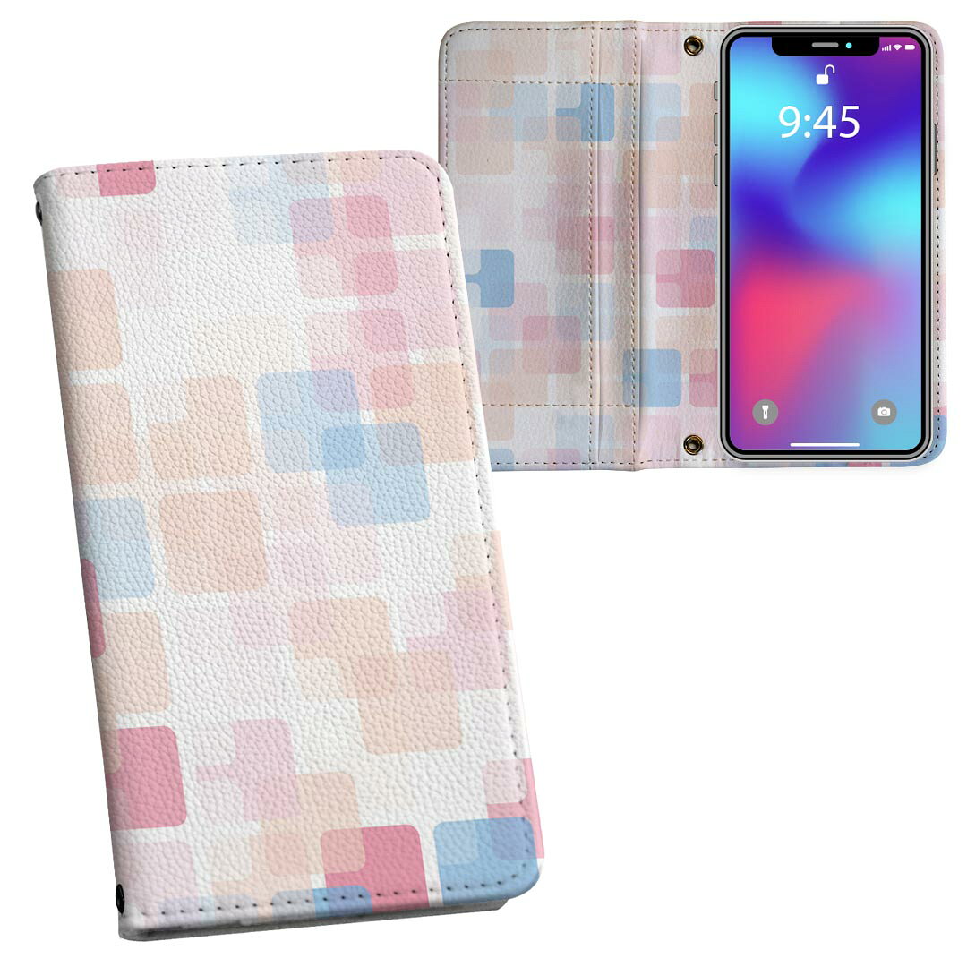 商品特徴・シームレスな両面フルデザイン、開いた時も内側のデザインが楽しめます・素材には高品質の人工革を貼った、しっかり厚みのあるタイプ・内側にはスマホを装着するケースが付属・機種専用のカメラホール仕様でケースを装着したままの撮影が可能・ワン...