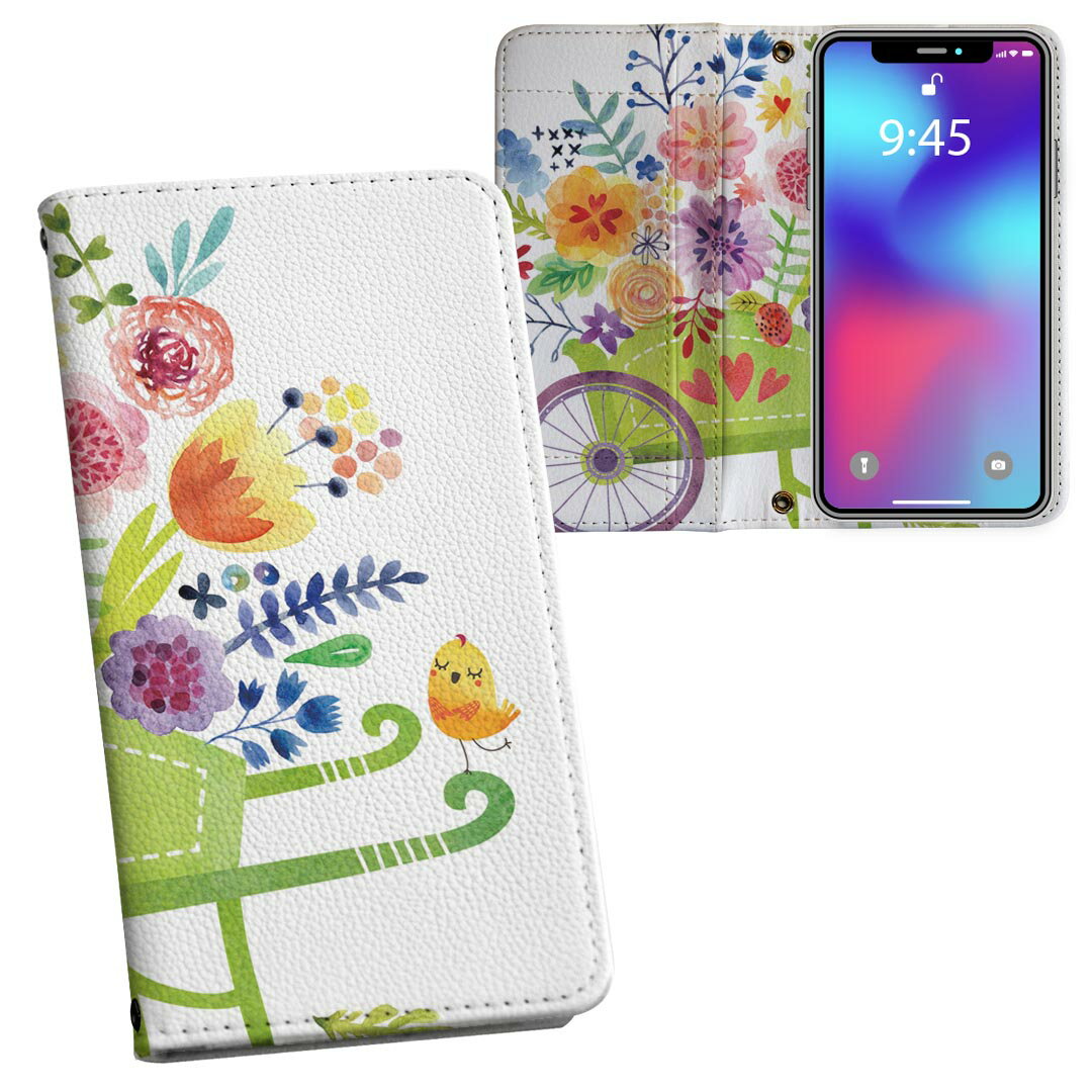 商品特徴・シームレスな両面フルデザイン、開いた時も内側のデザインが楽しめます・素材には高品質の人工革を貼った、しっかり厚みのあるタイプ・内側にはスマホを装着するケースが付属・機種専用のカメラホール仕様でケースを装着したままの撮影が可能・ワン...