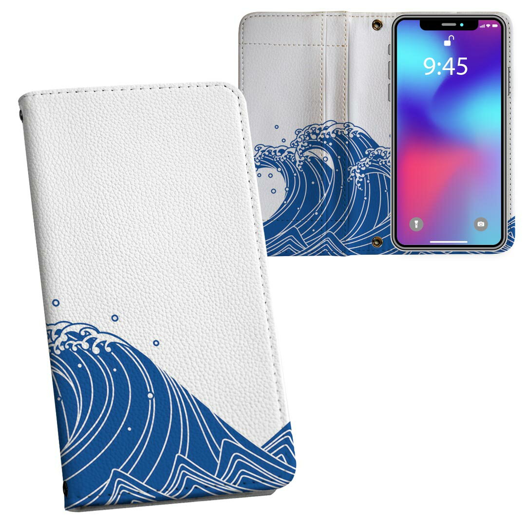 商品特徴・シームレスな両面フルデザイン、開いた時も内側のデザインが楽しめます・素材には高品質の人工革を貼った、しっかり厚みのあるタイプ・内側にはスマホを装着するケースが付属・機種専用のカメラホール仕様でケースを装着したままの撮影が可能・ワン...