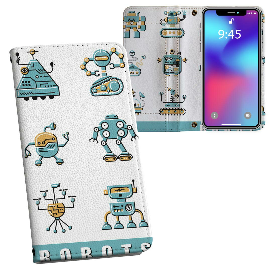 商品特徴・シームレスな両面フルデザイン、開いた時も内側のデザインが楽しめます・素材には高品質の人工革を貼った、しっかり厚みのあるタイプ・内側にはスマホを装着するケースが付属・機種専用のカメラホール仕様でケースを装着したままの撮影が可能・ワン...