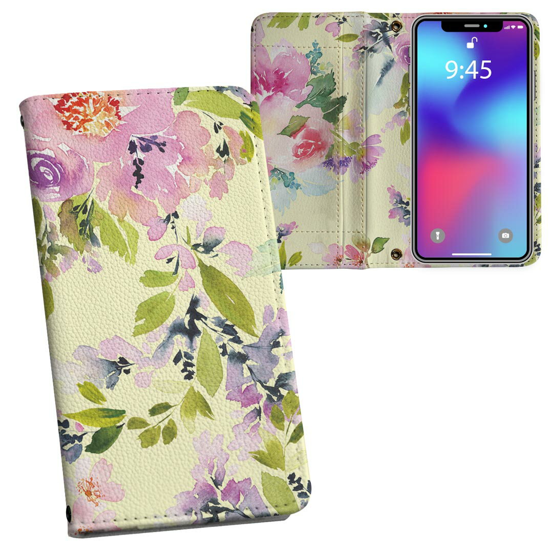 商品特徴・シームレスな両面フルデザイン、開いた時も内側のデザインが楽しめます・素材には高品質の人工革を貼った、しっかり厚みのあるタイプ・内側にはスマホを装着するケースが付属・機種専用のカメラホール仕様でケースを装着したままの撮影が可能・ワン...