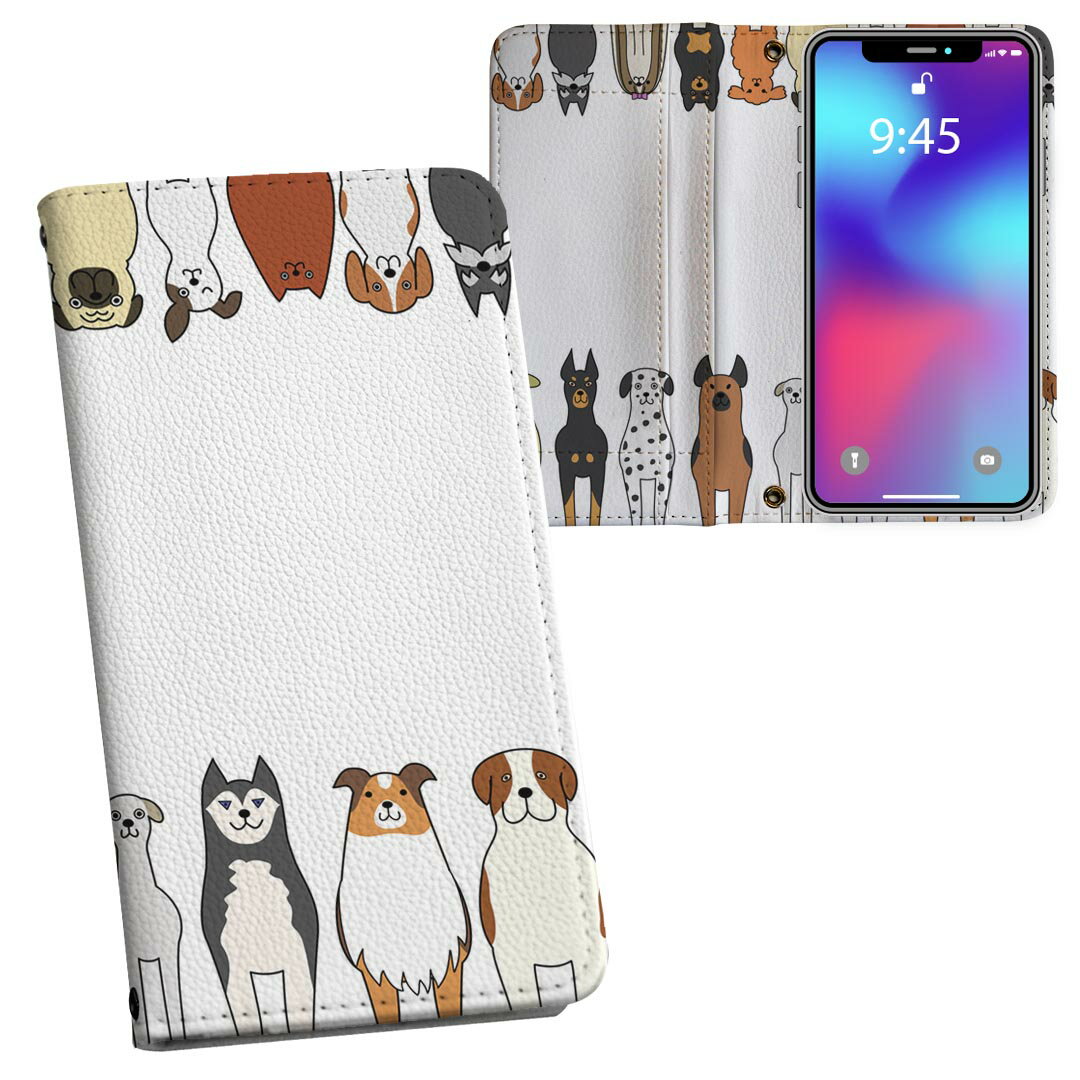 商品特徴・シームレスな両面フルデザイン、開いた時も内側のデザインが楽しめます・素材には高品質の人工革を貼った、しっかり厚みのあるタイプ・内側にはスマホを装着するケースが付属・機種専用のカメラホール仕様でケースを装着したままの撮影が可能・ワン...