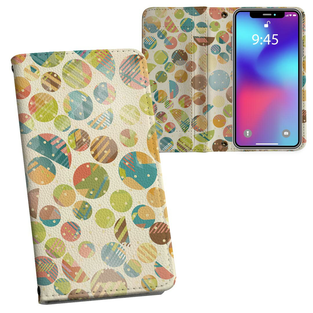 商品特徴・シームレスな両面フルデザイン、開いた時も内側のデザインが楽しめます・素材には高品質の人工革を貼った、しっかり厚みのあるタイプ・内側にはスマホを装着するケースが付属・機種専用のカメラホール仕様でケースを装着したままの撮影が可能・ワン...