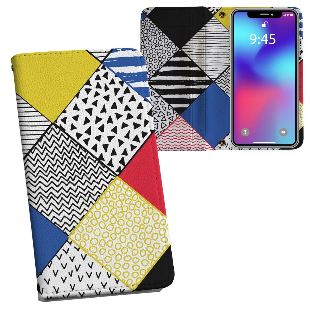 商品特徴・シームレスな両面フルデザイン、開いた時も内側のデザインが楽しめます・素材には高品質の人工革を貼った、しっかり厚みのあるタイプ・内側にはスマホを装着するケースが付属・機種専用のカメラホール仕様でケースを装着したままの撮影が可能・ワン...