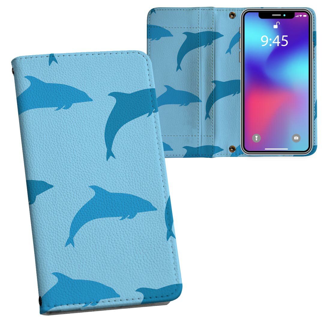 商品特徴・シームレスな両面フルデザイン、開いた時も内側のデザインが楽しめます・素材には高品質の人工革を貼った、しっかり厚みのあるタイプ・内側にはスマホを装着するケースが付属・機種専用のカメラホール仕様でケースを装着したままの撮影が可能・ワン...