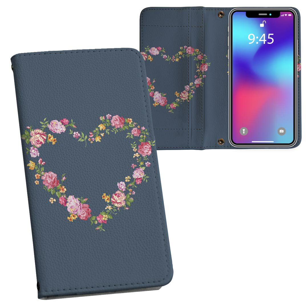 商品特徴・シームレスな両面フルデザイン、開いた時も内側のデザインが楽しめます・素材には高品質の人工革を貼った、しっかり厚みのあるタイプ・内側にはスマホを装着するケースが付属・機種専用のカメラホール仕様でケースを装着したままの撮影が可能・ワン...