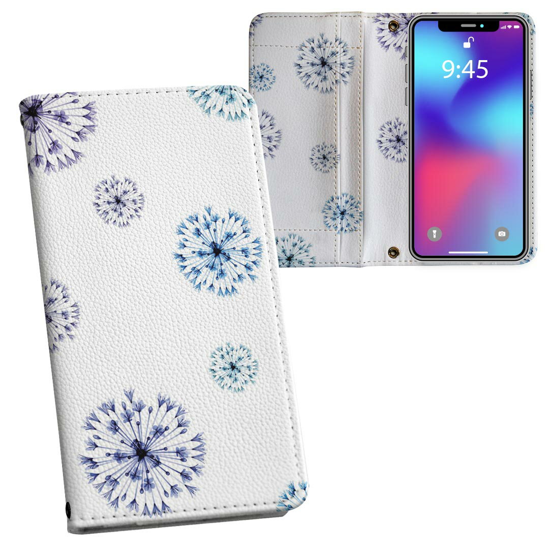 商品特徴・シームレスな両面フルデザイン、開いた時も内側のデザインが楽しめます・素材には高品質の人工革を貼った、しっかり厚みのあるタイプ・内側にはスマホを装着するケースが付属・機種専用のカメラホール仕様でケースを装着したままの撮影が可能・ワン...