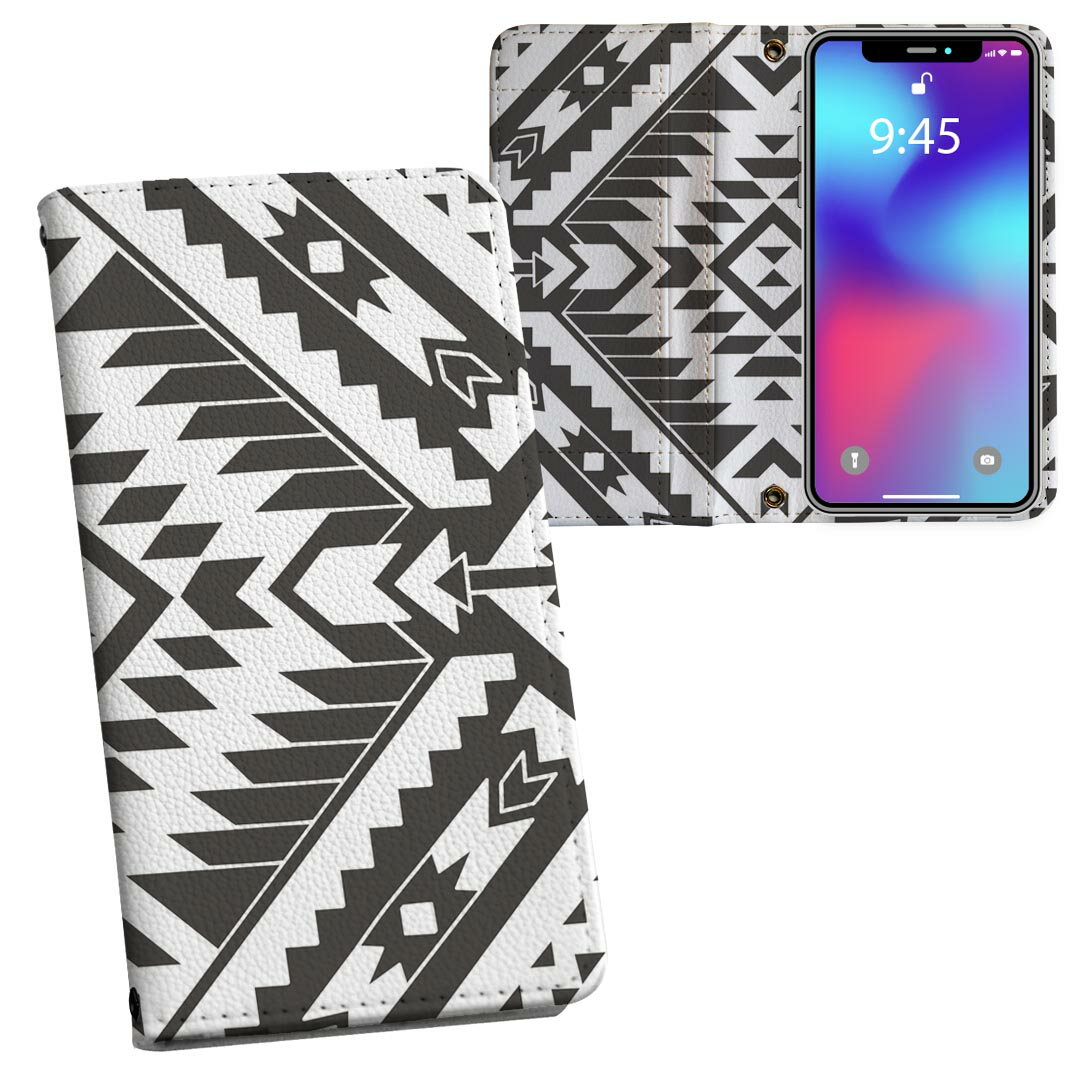 商品特徴・シームレスな両面フルデザイン、開いた時も内側のデザインが楽しめます・素材には高品質の人工革を貼った、しっかり厚みのあるタイプ・内側にはスマホを装着するケースが付属・機種専用のカメラホール仕様でケースを装着したままの撮影が可能・ワン...