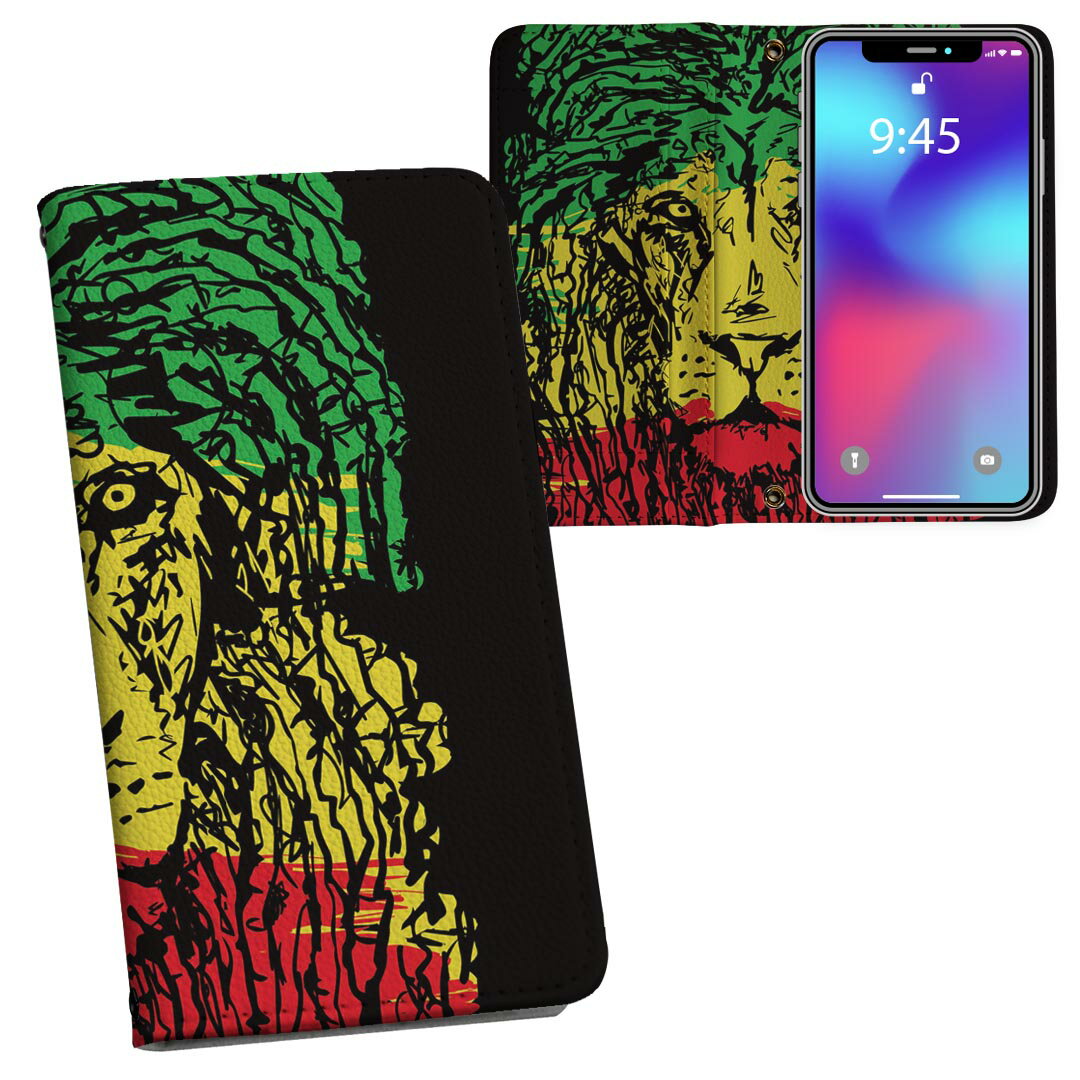 商品特徴・シームレスな両面フルデザイン、開いた時も内側のデザインが楽しめます・素材には高品質の人工革を貼った、しっかり厚みのあるタイプ・内側にはスマホを装着するケースが付属・機種専用のカメラホール仕様でケースを装着したままの撮影が可能・ワン...