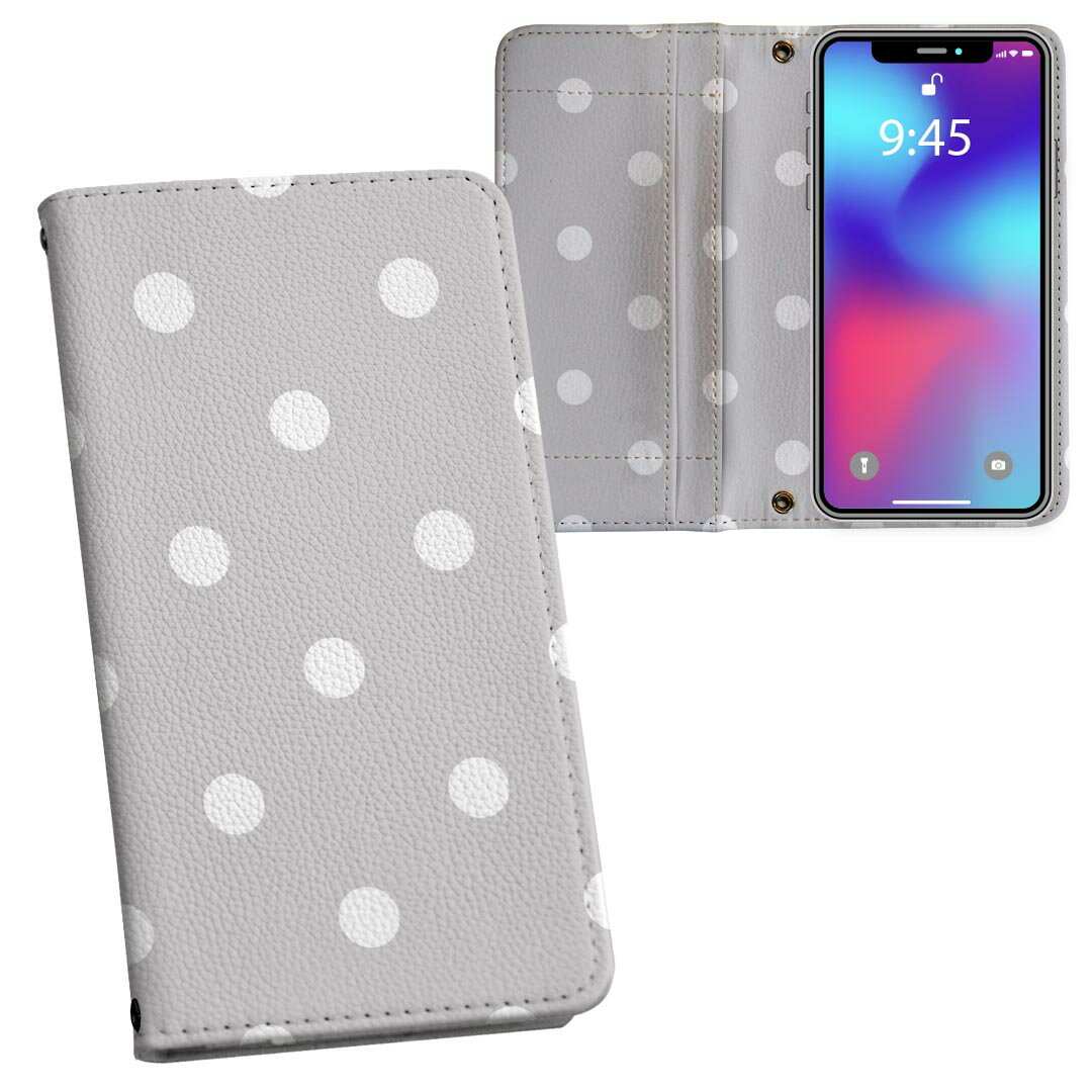 商品特徴・シームレスな両面フルデザイン、開いた時も内側のデザインが楽しめます・素材には高品質の人工革を貼った、しっかり厚みのあるタイプ・内側にはスマホを装着するケースが付属・機種専用のカメラホール仕様でケースを装着したままの撮影が可能・ワン...