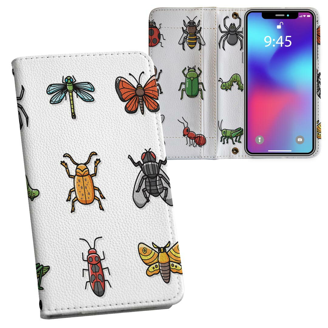 商品特徴・シームレスな両面フルデザイン、開いた時も内側のデザインが楽しめます・素材には高品質の人工革を貼った、しっかり厚みのあるタイプ・内側にはスマホを装着するケースが付属・機種専用のカメラホール仕様でケースを装着したままの撮影が可能・ワン...