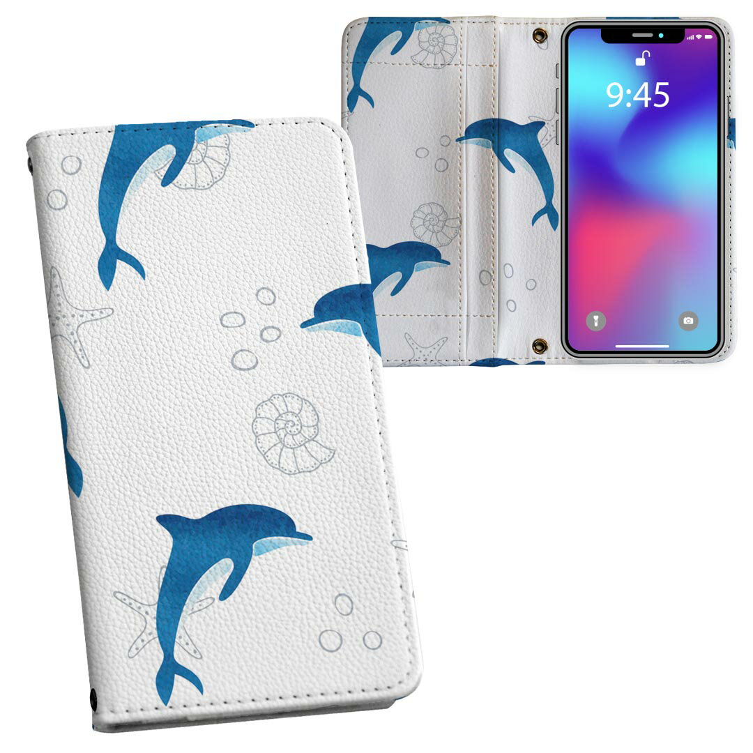 商品特徴・シームレスな両面フルデザイン、開いた時も内側のデザインが楽しめます・素材には高品質の人工革を貼った、しっかり厚みのあるタイプ・内側にはスマホを装着するケースが付属・機種専用のカメラホール仕様でケースを装着したままの撮影が可能・ワン...