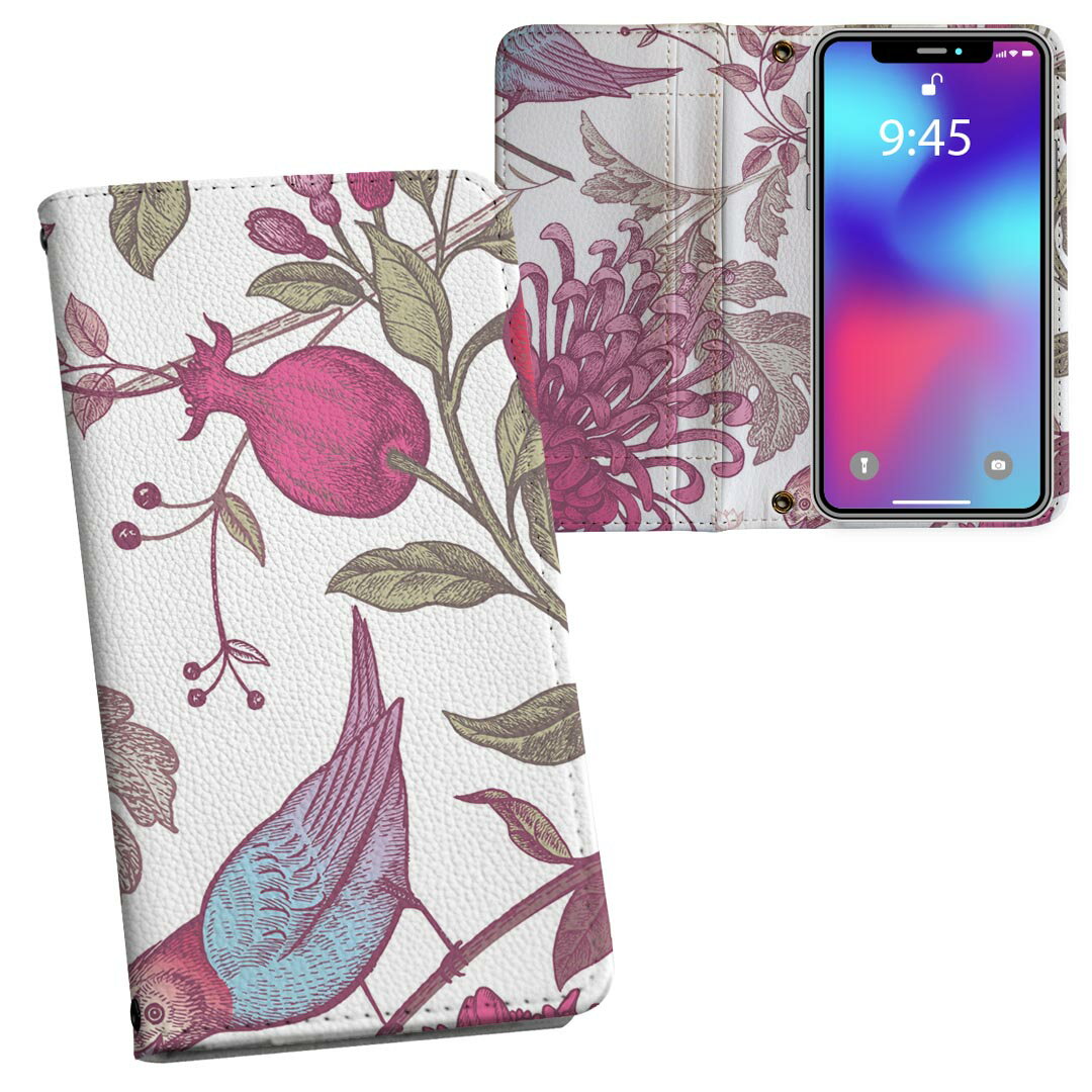 商品特徴・シームレスな両面フルデザイン、開いた時も内側のデザインが楽しめます・素材には高品質の人工革を貼った、しっかり厚みのあるタイプ・内側にはスマホを装着するケースが付属・機種専用のカメラホール仕様でケースを装着したままの撮影が可能・ワン...