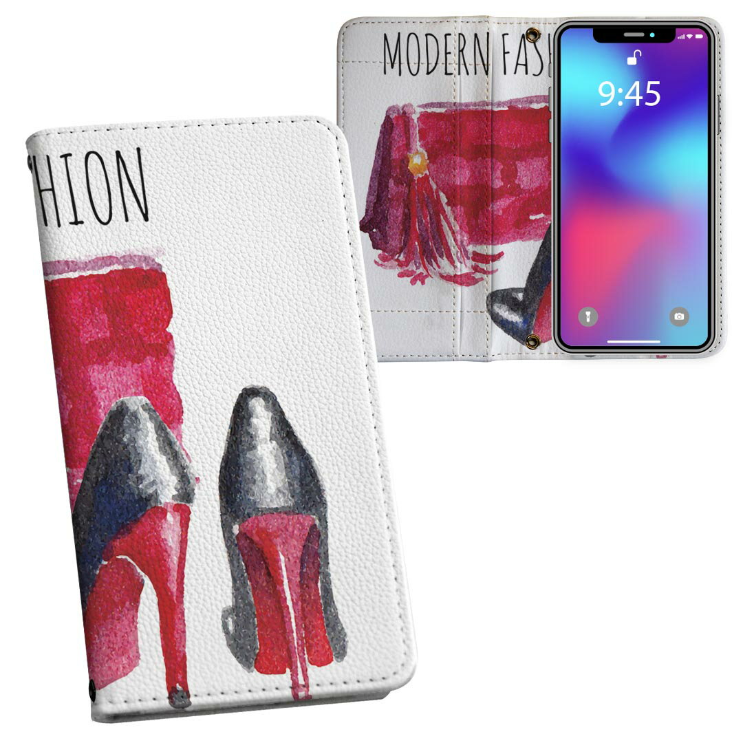 商品特徴・シームレスな両面フルデザイン、開いた時も内側のデザインが楽しめます・素材には高品質の人工革を貼った、しっかり厚みのあるタイプ・内側にはスマホを装着するケースが付属・機種専用のカメラホール仕様でケースを装着したままの撮影が可能・ワン...