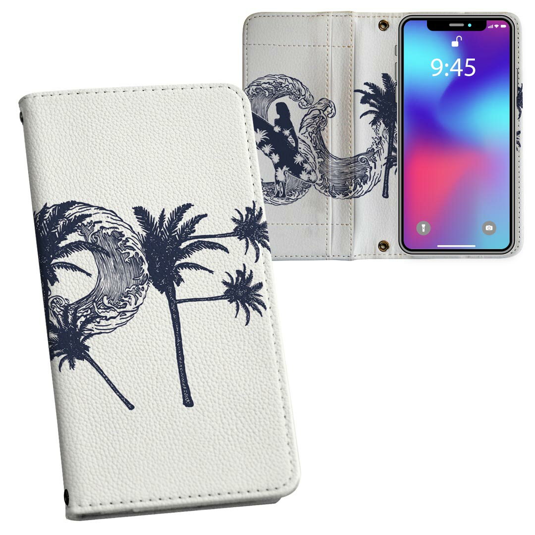 商品特徴・シームレスな両面フルデザイン、開いた時も内側のデザインが楽しめます・素材には高品質の人工革を貼った、しっかり厚みのあるタイプ・内側にはスマホを装着するケースが付属・機種専用のカメラホール仕様でケースを装着したままの撮影が可能・ワン...