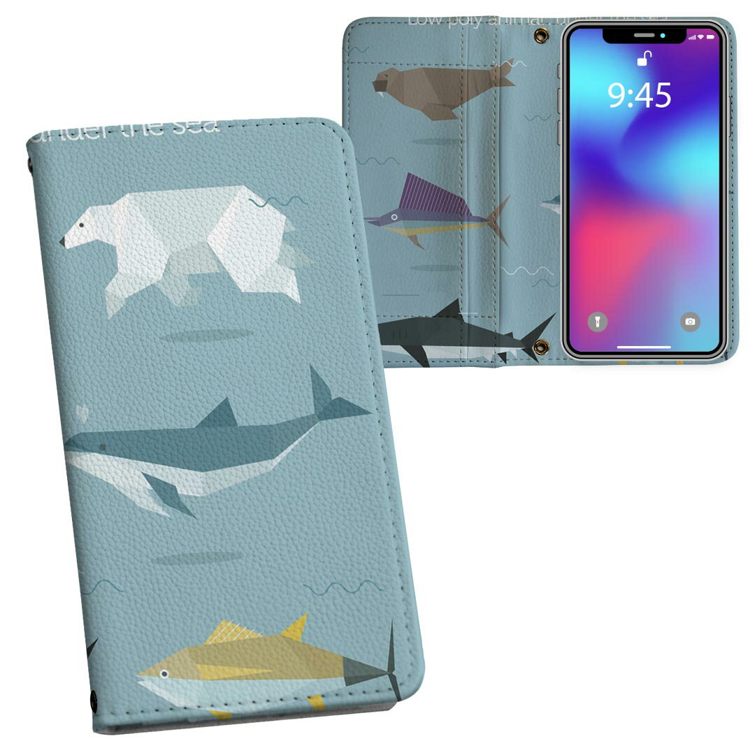 商品特徴・シームレスな両面フルデザイン、開いた時も内側のデザインが楽しめます・素材には高品質の人工革を貼った、しっかり厚みのあるタイプ・内側にはスマホを装着するケースが付属・機種専用のカメラホール仕様でケースを装着したままの撮影が可能・ワン...