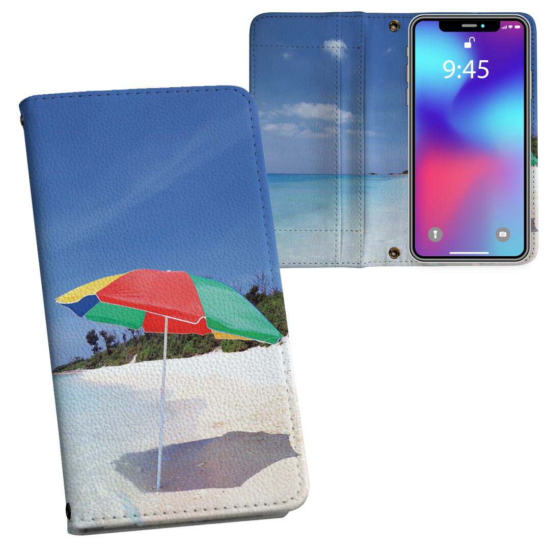 商品特徴・シームレスな両面フルデザイン、開いた時も内側のデザインが楽しめます・素材には高品質の人工革を貼った、しっかり厚みのあるタイプ・内側にはスマホを装着するケースが付属・機種専用のカメラホール仕様でケースを装着したままの撮影が可能・ワン...