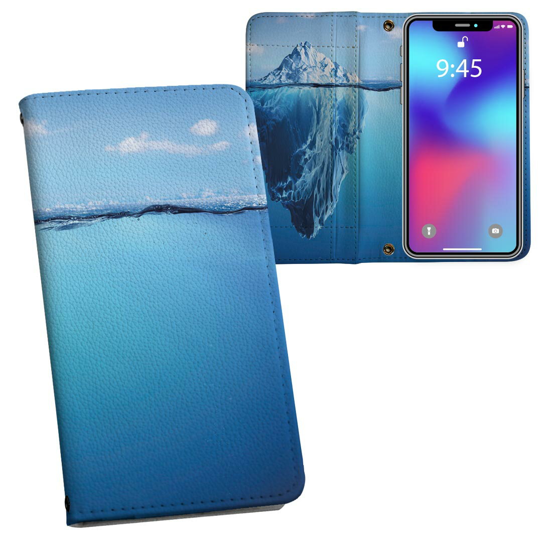 商品特徴・シームレスな両面フルデザイン、開いた時も内側のデザインが楽しめます・素材には高品質の人工革を貼った、しっかり厚みのあるタイプ・内側にはスマホを装着するケースが付属・機種専用のカメラホール仕様でケースを装着したままの撮影が可能・ワン...