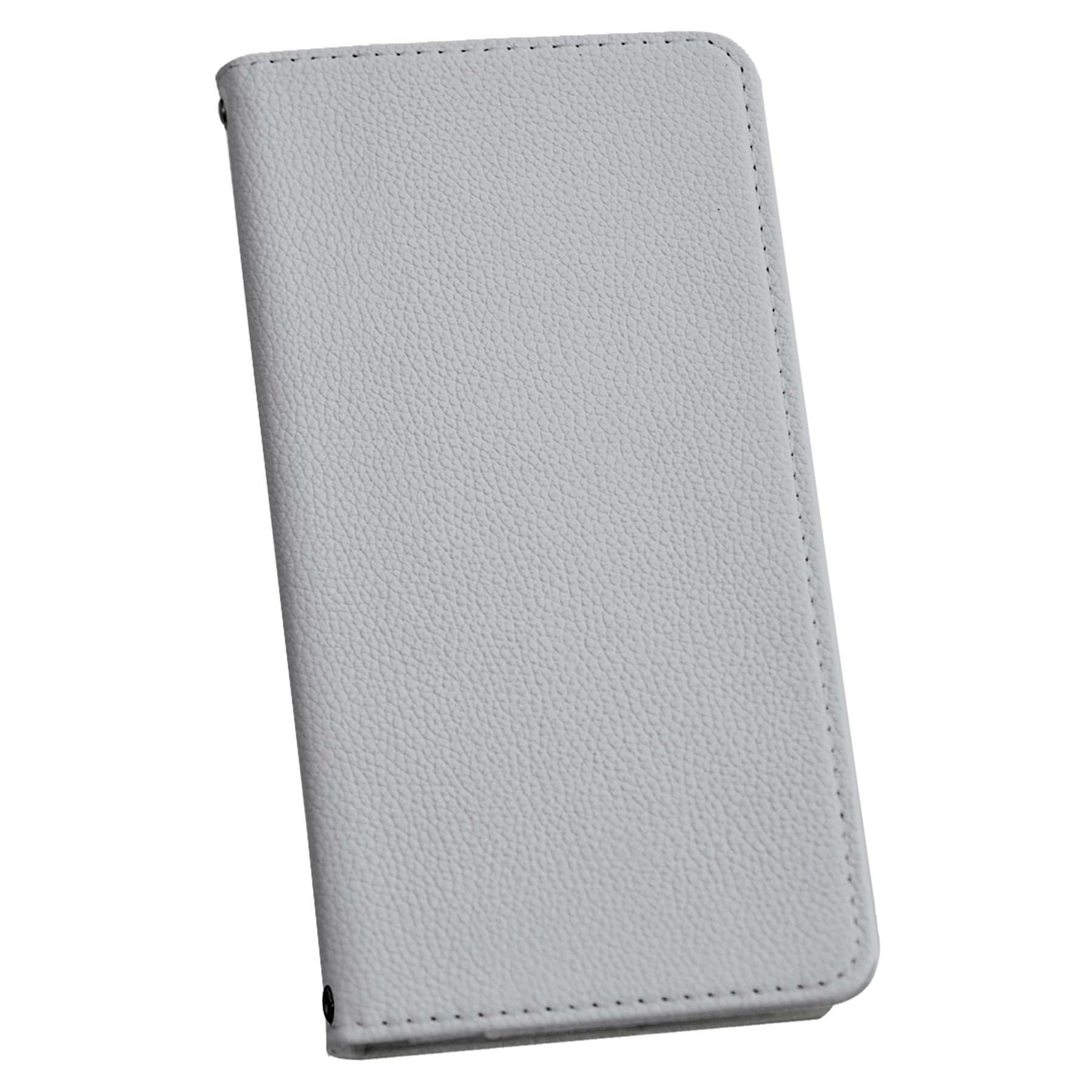 商品特徴 ・シームレスな全面デザイン（内側は落ち着いたオフホワイト） ・外側は高品質の人工革を使用 ・内側にはスマホを装着するケースが付属 ・機種専用のカメラホール仕様でケースを装着したままの撮影が可能 ・ワンセグや動画の視聴に便利な横置き...
