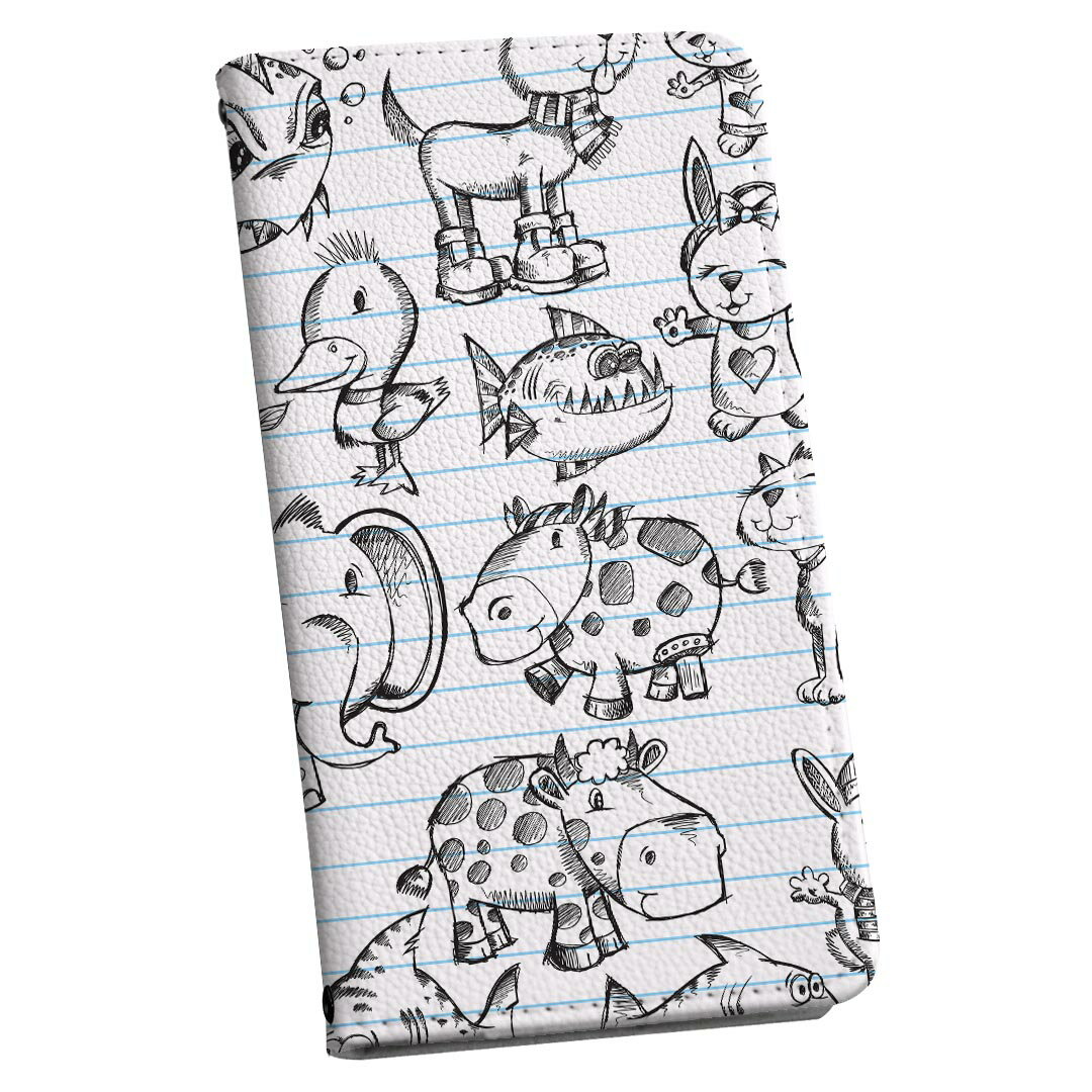 商品特徴・シームレスな全面デザイン（内側は落ち着いたオフホワイト）・外側は高品質の人工革を使用・内側にはスマホを装着するケースが付属・機種専用のカメラホール仕様でケースを装着したままの撮影が可能・ワンセグや動画の視聴に便利な横置きスタンド機...