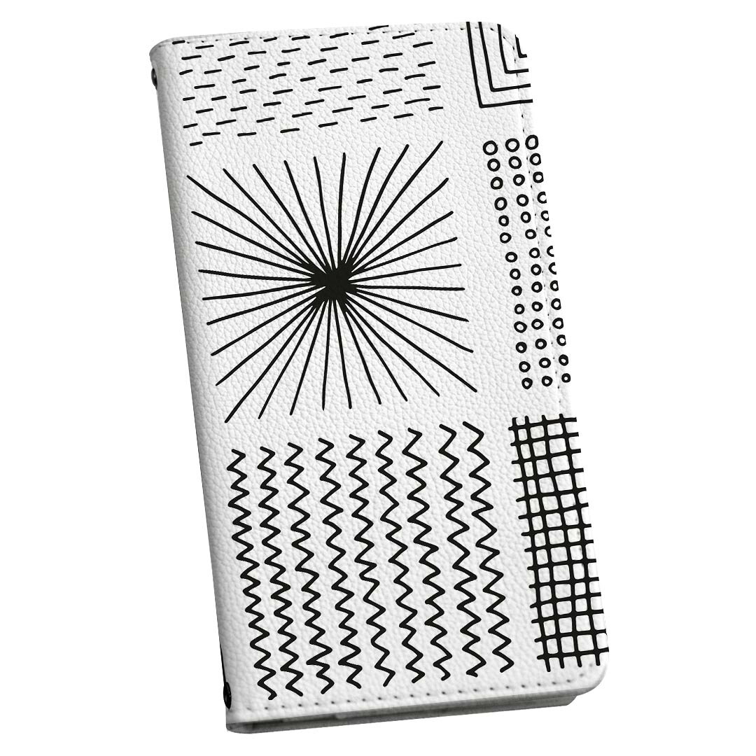 商品特徴・シームレスな全面デザイン（内側は落ち着いたオフホワイト）・外側は高品質の人工革を使用・内側にはスマホを装着するケースが付属・機種専用のカメラホール仕様でケースを装着したままの撮影が可能・ワンセグや動画の視聴に便利な横置きスタンド機...