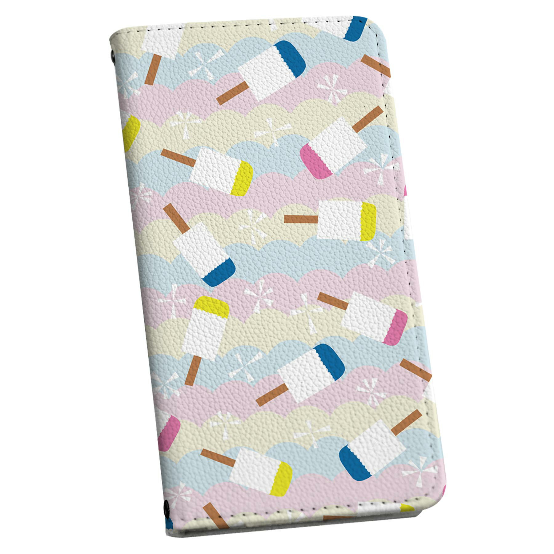 商品特徴・シームレスな全面デザイン（内側は落ち着いたオフホワイト）・外側は高品質の人工革を使用・内側にはスマホを装着するケースが付属・機種専用のカメラホール仕様でケースを装着したままの撮影が可能・ワンセグや動画の視聴に便利な横置きスタンド機...