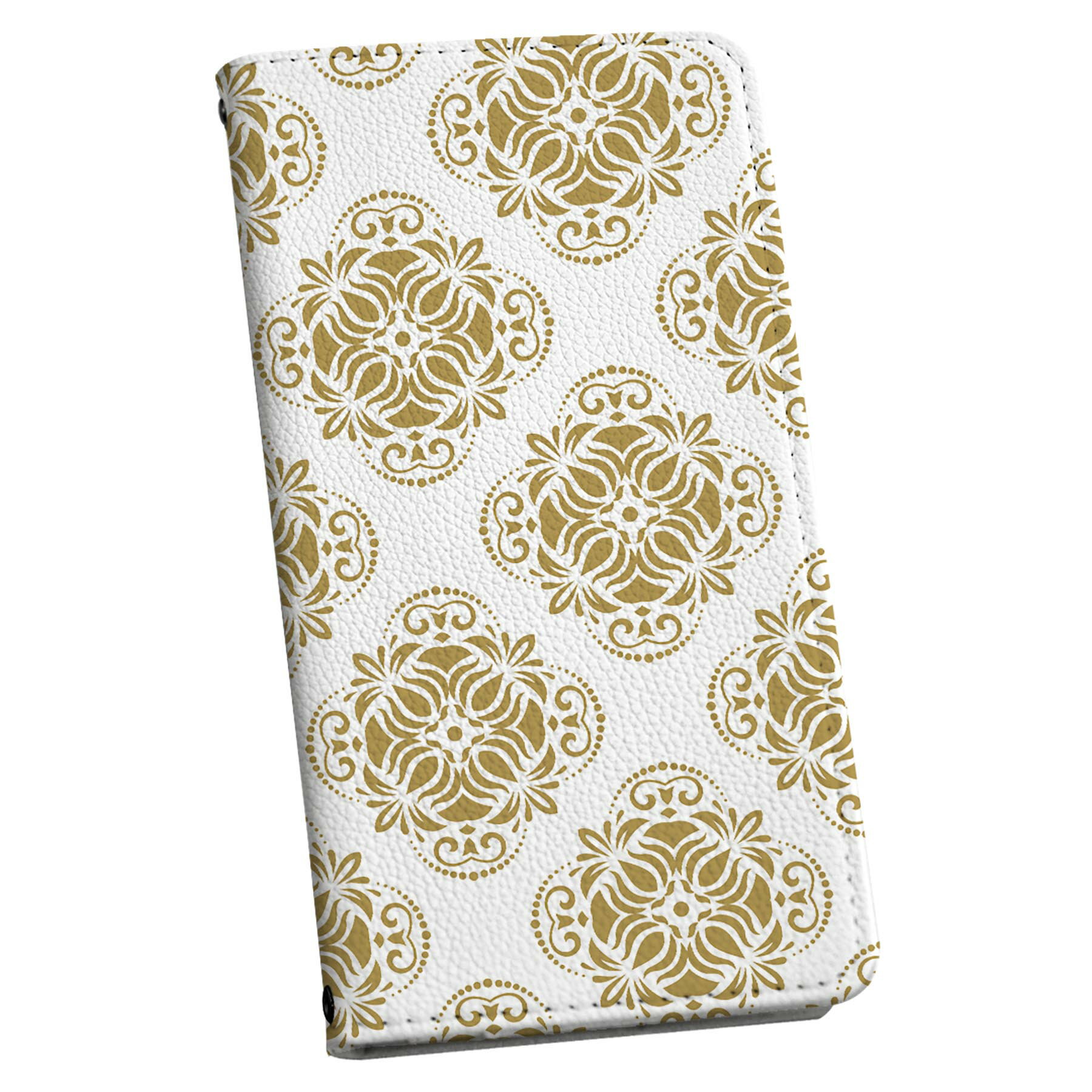 商品特徴・シームレスな全面デザイン（内側は落ち着いたオフホワイト）・外側は高品質の人工革を使用・内側にはスマホを装着するケースが付属・機種専用のカメラホール仕様でケースを装着したままの撮影が可能・ワンセグや動画の視聴に便利な横置きスタンド機...