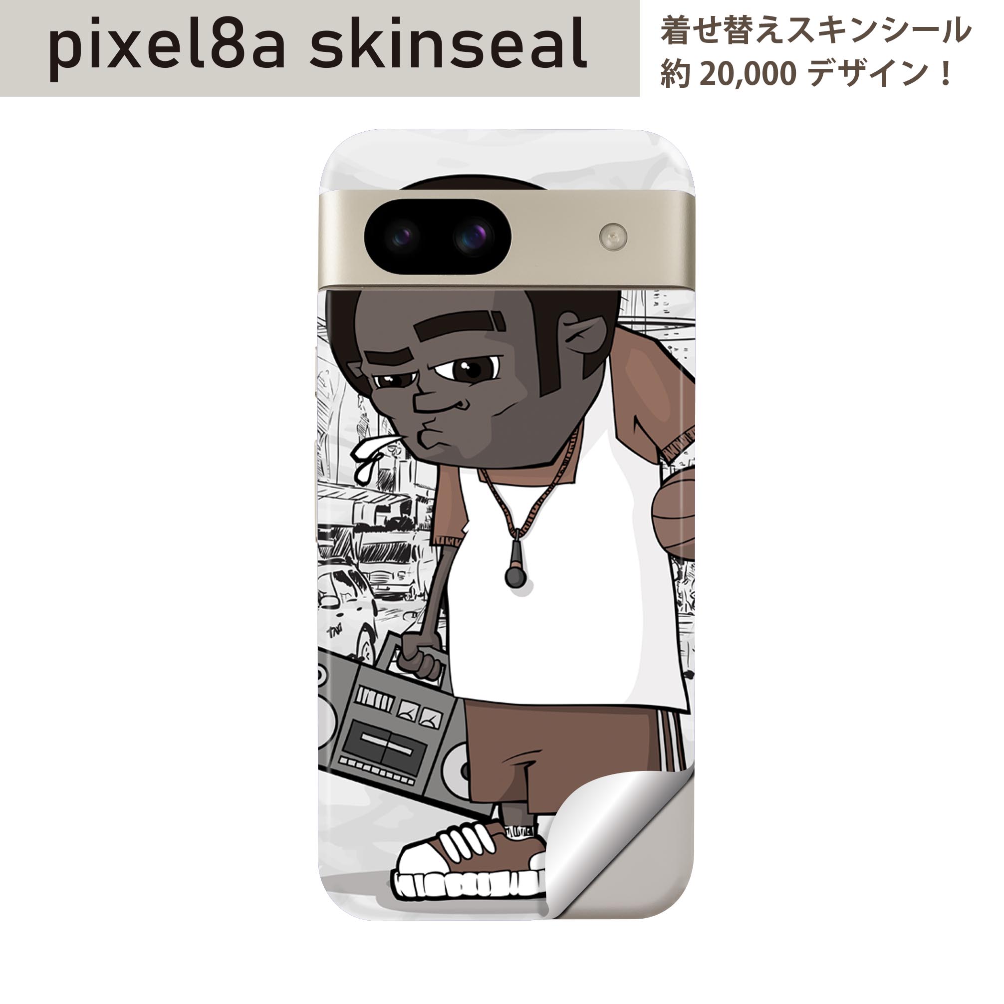 商品特徴・貼るだけでおしゃれに簡単着せ替え、スマホ用デザインスキンシール！・高精細プリントで写真と遜色のない仕上がり！半光沢シートはしっとりツヤのある表現力！・ちょっとしたすり傷からスマホを保護！・「裸で持つ派」の人にはもちろん、シールの上...