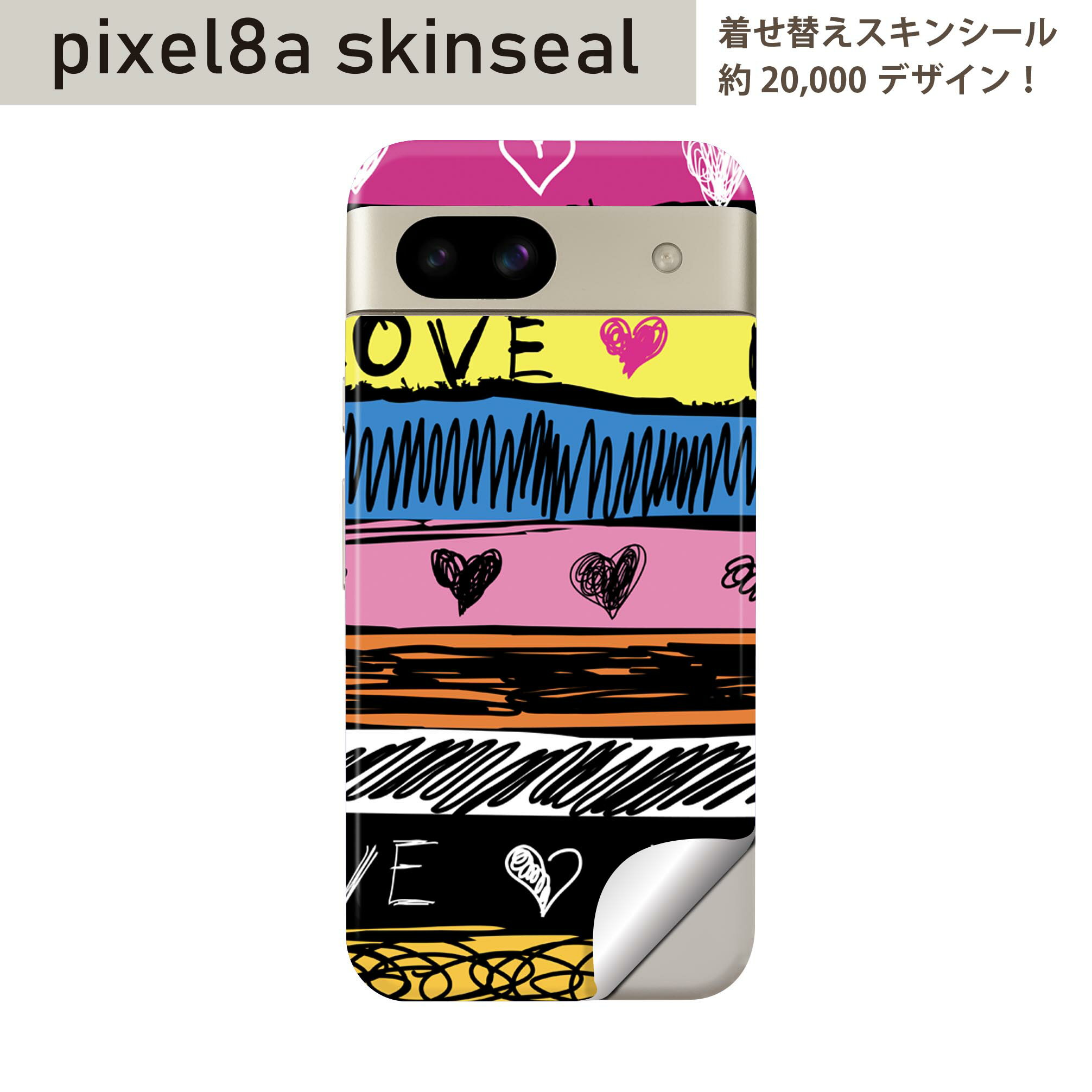 商品特徴・貼るだけでおしゃれに簡単着せ替え、スマホ用デザインスキンシール！・高精細プリントで写真と遜色のない仕上がり！半光沢シートはしっとりツヤのある表現力！・ちょっとしたすり傷からスマホを保護！・「裸で持つ派」の人にはもちろん、シールの上...