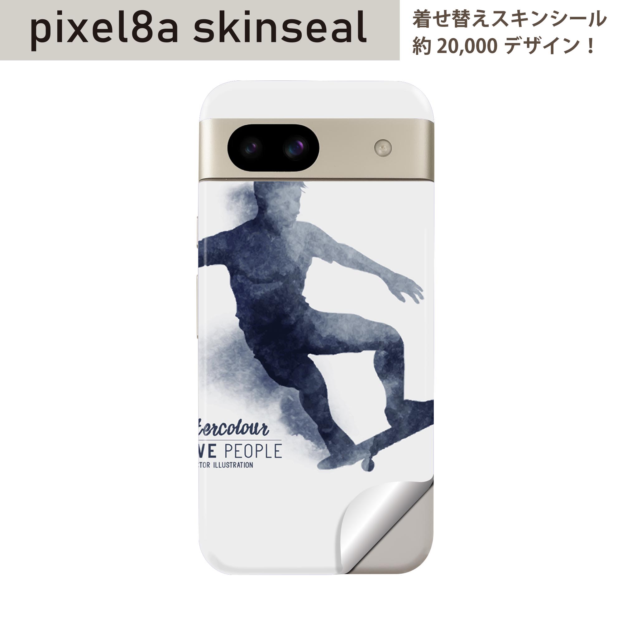 商品特徴・貼るだけでおしゃれに簡単着せ替え、スマホ用デザインスキンシール！・高精細プリントで写真と遜色のない仕上がり！半光沢シートはしっとりツヤのある表現力！・ちょっとしたすり傷からスマホを保護！・「裸で持つ派」の人にはもちろん、シールの上...