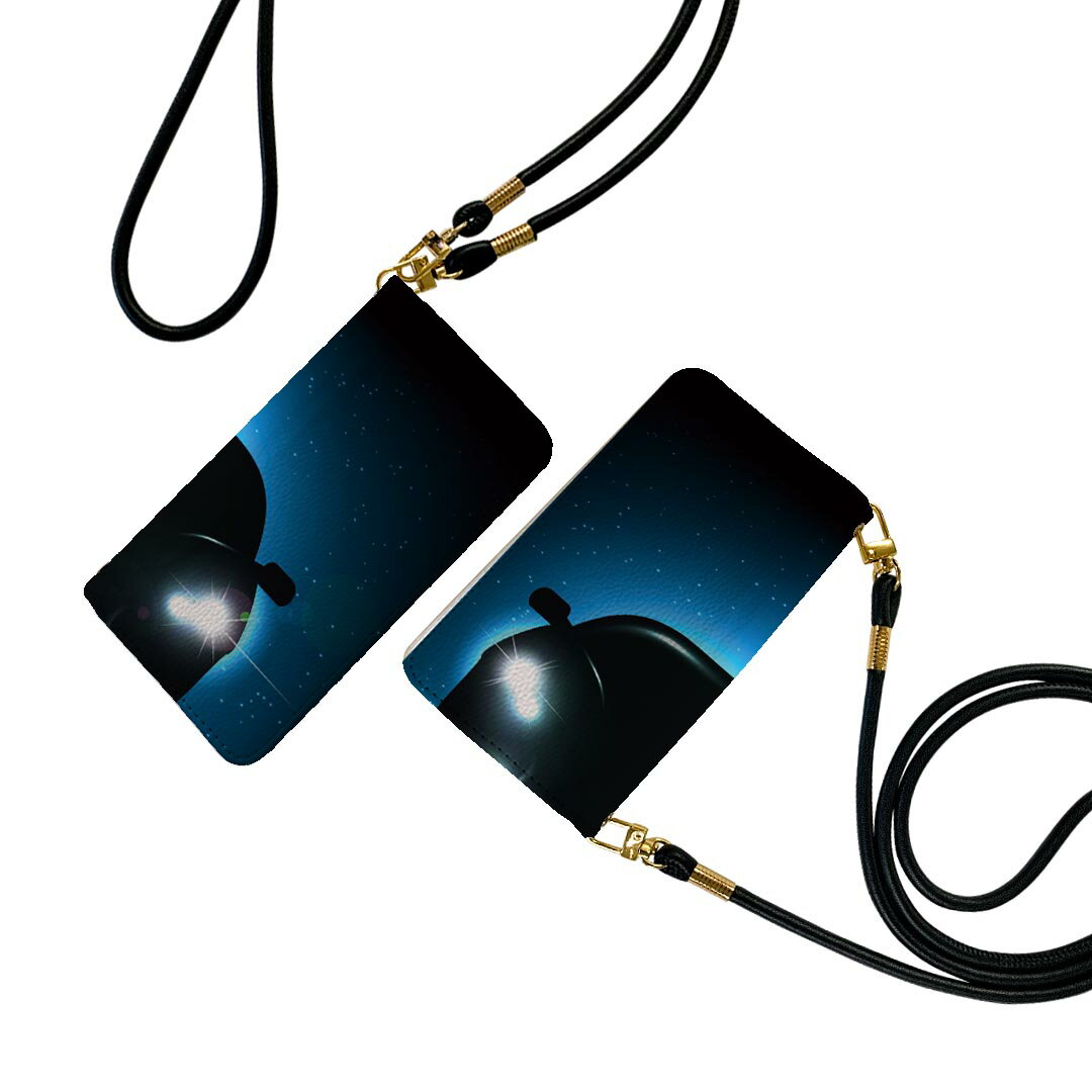 商品特徴・ショルダー付き手帳型スマホケース・シームレスな全面デザイン（内側は落ち着いたオフホワイト）・外側は高品質の人工革を使用・内側にはスマホを装着するケースが付属・機種専用のカメラホール仕様でケースを装着したままの撮影が可能・ワンセグや...