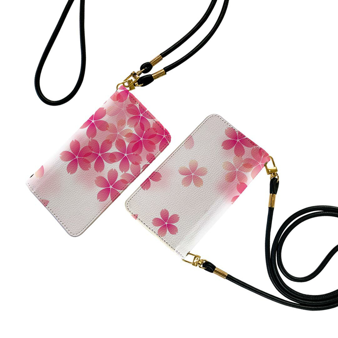 商品特徴・ショルダー付き手帳型スマホケース・シームレスな全面デザイン（内側は落ち着いたオフホワイト）・外側は高品質の人工革を使用・内側にはスマホを装着するケースが付属・機種専用のカメラホール仕様でケースを装着したままの撮影が可能・ワンセグや...