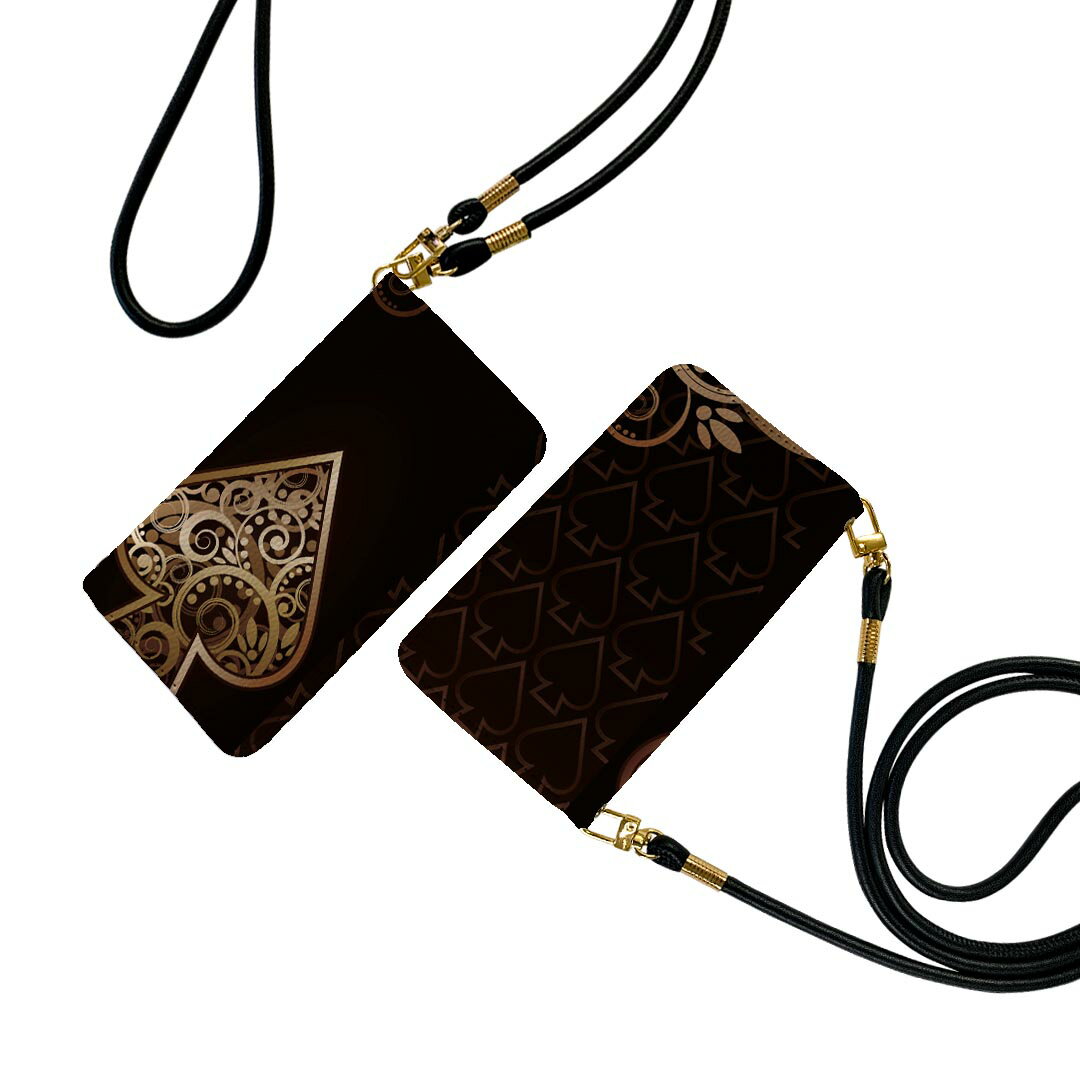 商品特徴・ショルダー付き手帳型スマホケース・シームレスな全面デザイン（内側は落ち着いたオフホワイト）・外側は高品質の人工革を使用・内側にはスマホを装着するケースが付属・機種専用のカメラホール仕様でケースを装着したままの撮影が可能・ワンセグや...