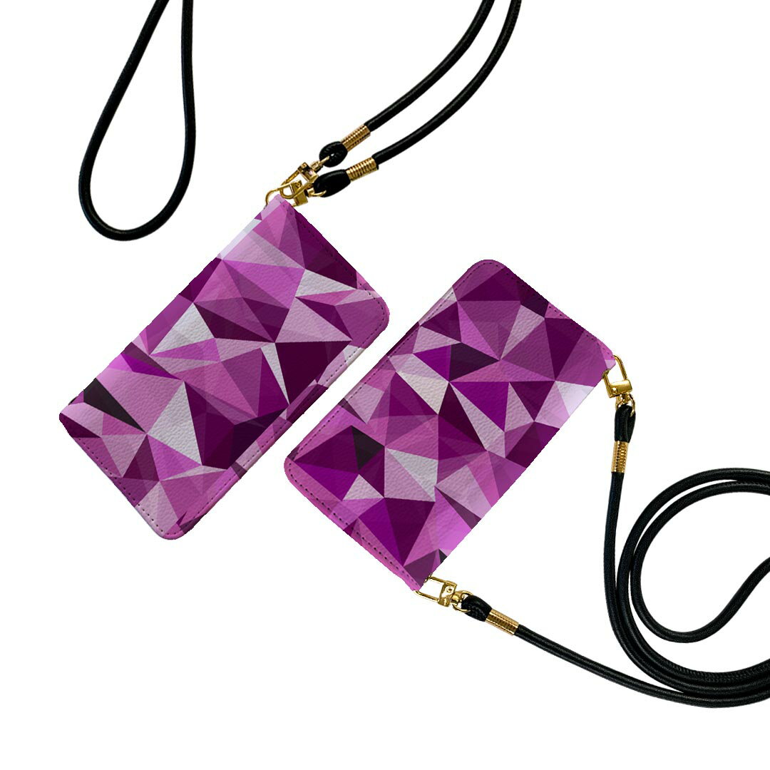 商品特徴・ショルダー付き手帳型スマホケース・シームレスな全面デザイン（内側は落ち着いたオフホワイト）・外側は高品質の人工革を使用・内側にはスマホを装着するケースが付属・機種専用のカメラホール仕様でケースを装着したままの撮影が可能・ワンセグや...