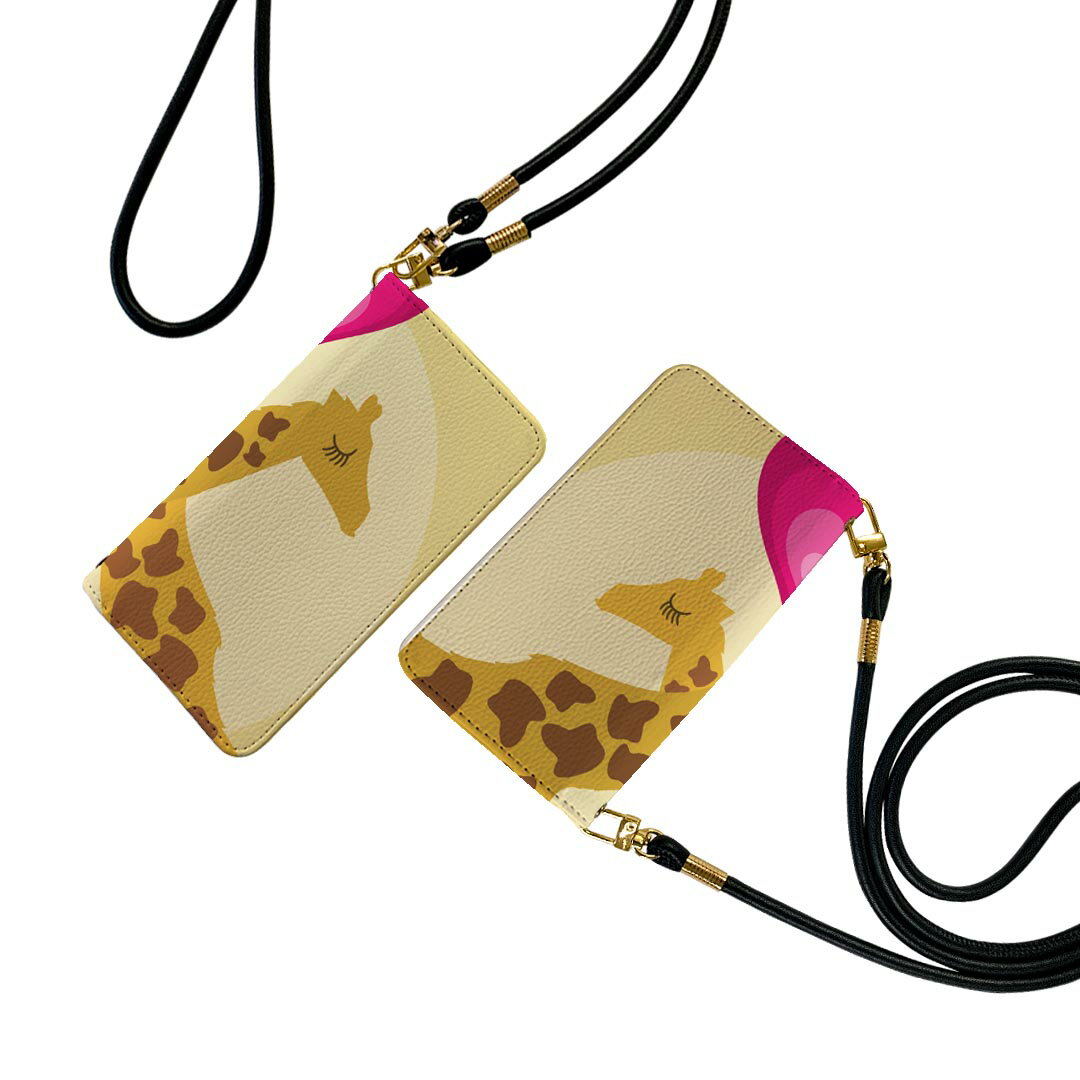 商品特徴・ショルダー付き手帳型スマホケース・シームレスな全面デザイン（内側は落ち着いたオフホワイト）・外側は高品質の人工革を使用・内側にはスマホを装着するケースが付属・機種専用のカメラホール仕様でケースを装着したままの撮影が可能・ワンセグや...