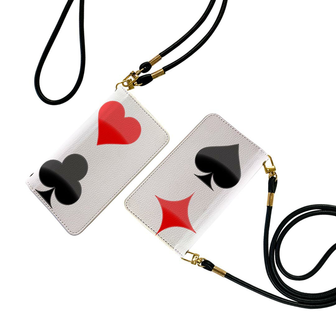 商品特徴・ショルダー付き手帳型スマホケース・シームレスな全面デザイン（内側は落ち着いたオフホワイト）・外側は高品質の人工革を使用・内側にはスマホを装着するケースが付属・機種専用のカメラホール仕様でケースを装着したままの撮影が可能・ワンセグや...