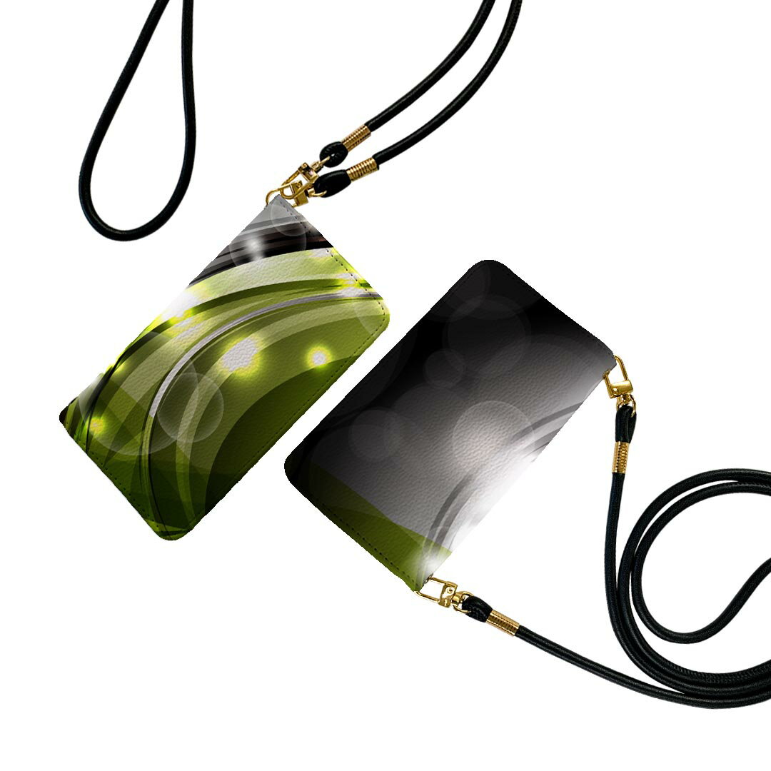 商品特徴・ショルダー付き手帳型スマホケース・シームレスな全面デザイン（内側は落ち着いたオフホワイト）・外側は高品質の人工革を使用・内側にはスマホを装着するケースが付属・機種専用のカメラホール仕様でケースを装着したままの撮影が可能・ワンセグや...