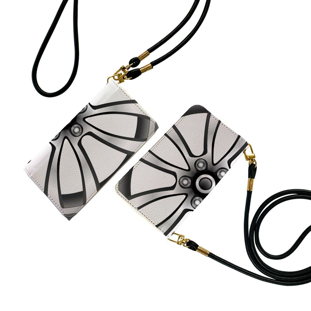 商品特徴・ショルダー付き手帳型スマホケース・シームレスな全面デザイン（内側は落ち着いたオフホワイト）・外側は高品質の人工革を使用・内側にはスマホを装着するケースが付属・機種専用のカメラホール仕様でケースを装着したままの撮影が可能・ワンセグや...