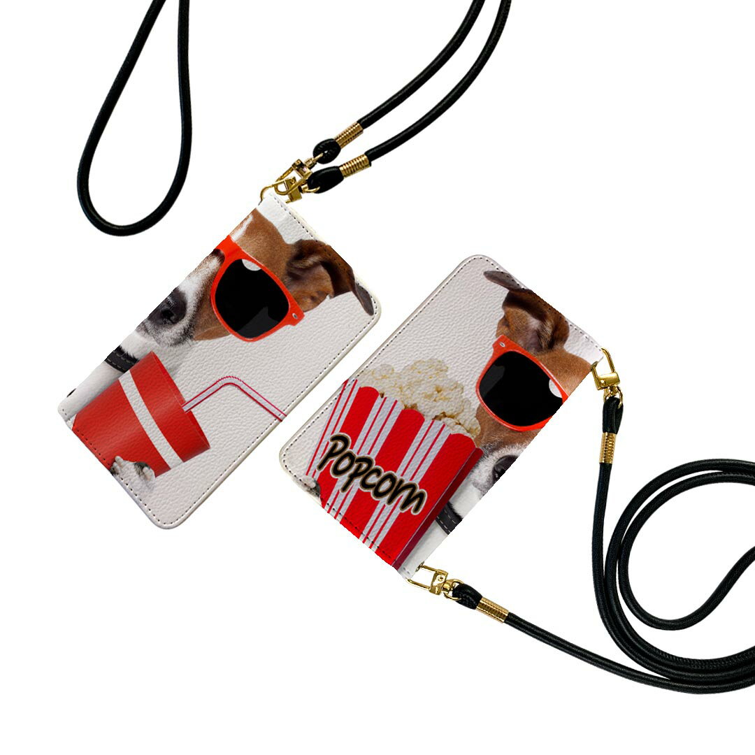 商品特徴・ショルダー付き手帳型スマホケース・シームレスな全面デザイン（内側は落ち着いたオフホワイト）・外側は高品質の人工革を使用・内側にはスマホを装着するケースが付属・機種専用のカメラホール仕様でケースを装着したままの撮影が可能・ワンセグや...