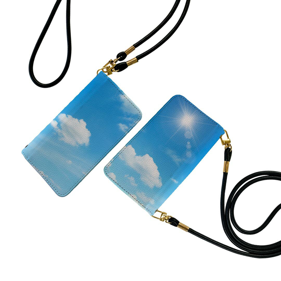 商品特徴・ショルダー付き手帳型スマホケース・シームレスな全面デザイン（内側は落ち着いたオフホワイト）・外側は高品質の人工革を使用・内側にはスマホを装着するケースが付属・機種専用のカメラホール仕様でケースを装着したままの撮影が可能・ワンセグや...