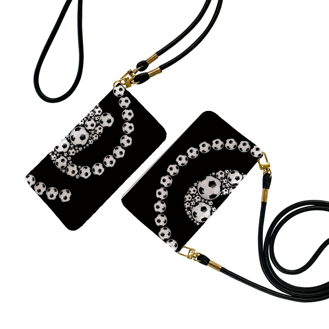 商品特徴・ショルダー付き手帳型スマホケース・シームレスな全面デザイン（内側は落ち着いたオフホワイト）・外側は高品質の人工革を使用・内側にはスマホを装着するケースが付属・機種専用のカメラホール仕様でケースを装着したままの撮影が可能・ワンセグや...